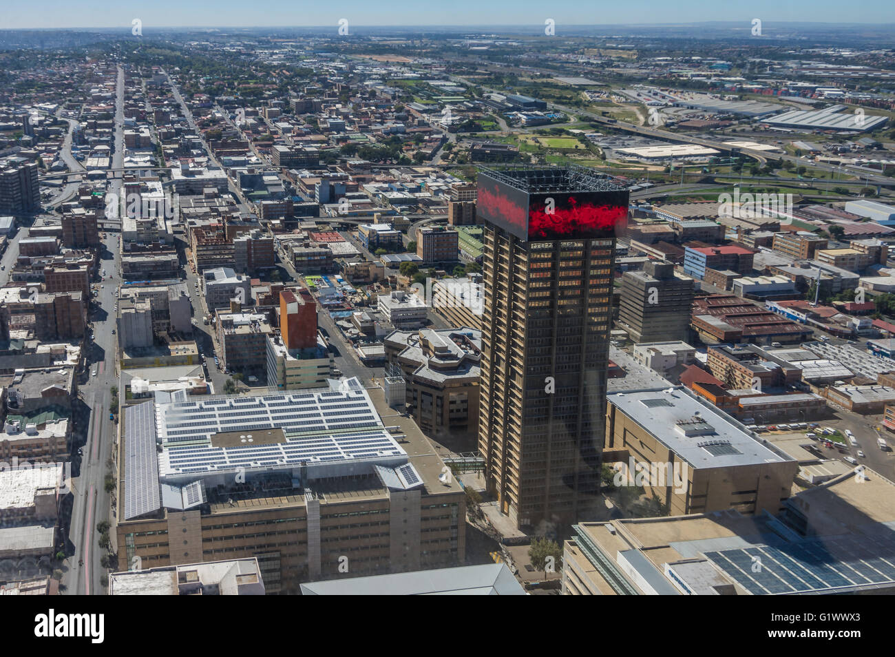 The Johannesburg city skyline Stock Photo - Alamy