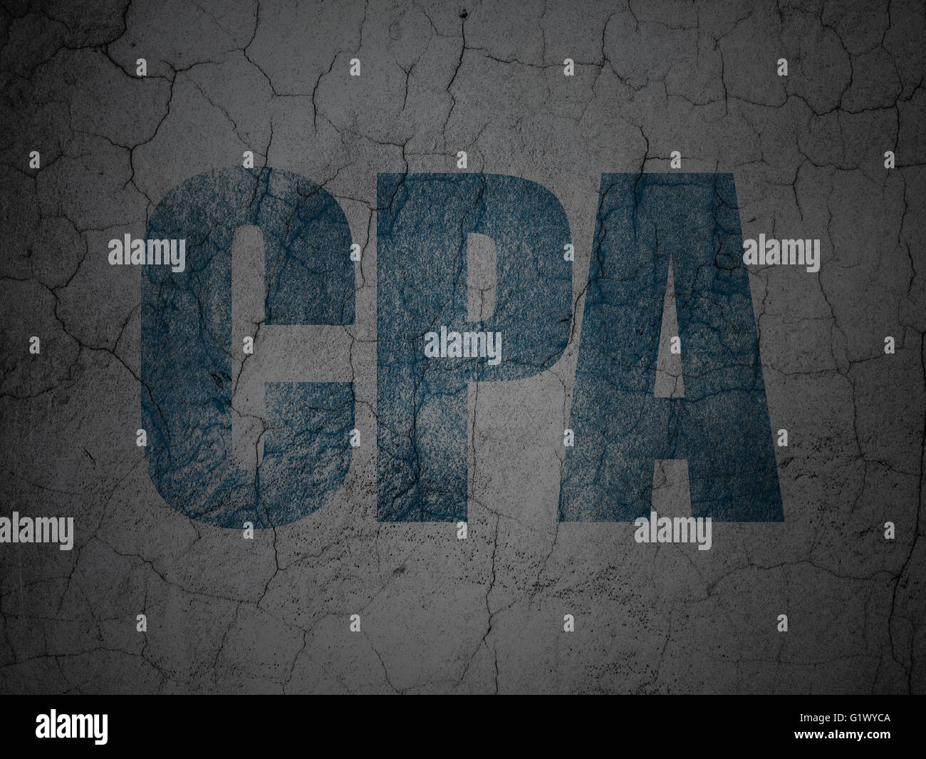 Business concept: CPA on grunge wall background Stock Photo - Alamy