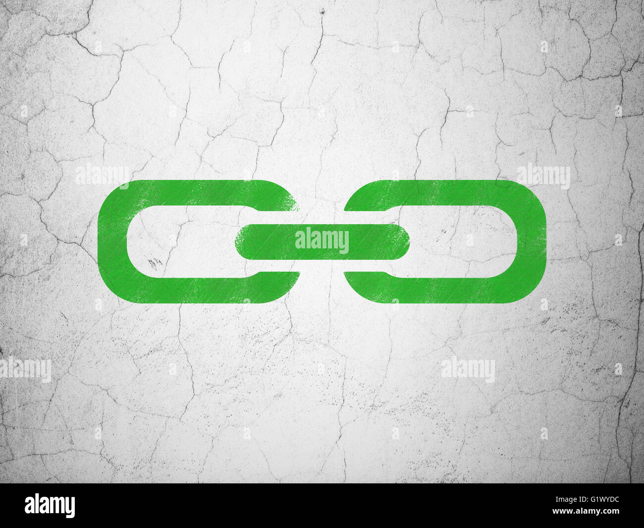 Web development concept: Link on wall background Stock Photo - Alamy