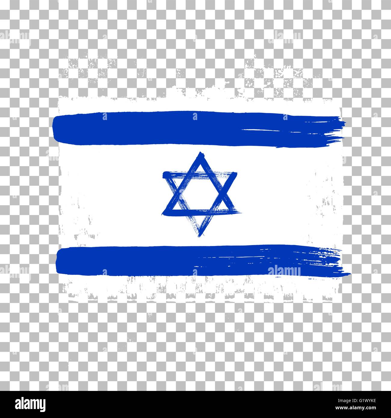 Flag of Israel on an empty background Stock Vector Image & Art - Alamy