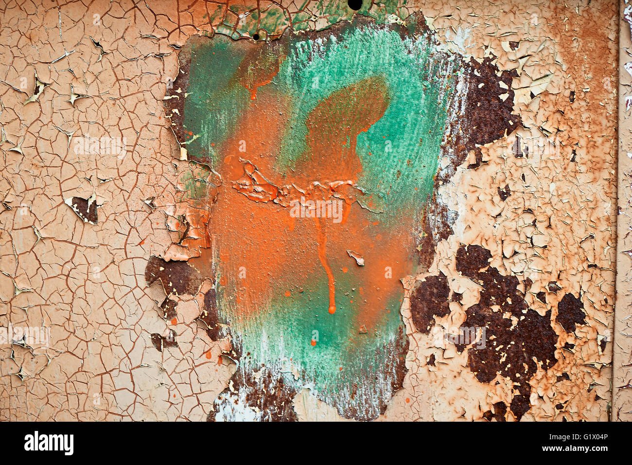 oxidized material - close up of a textured oxidized surface background ...