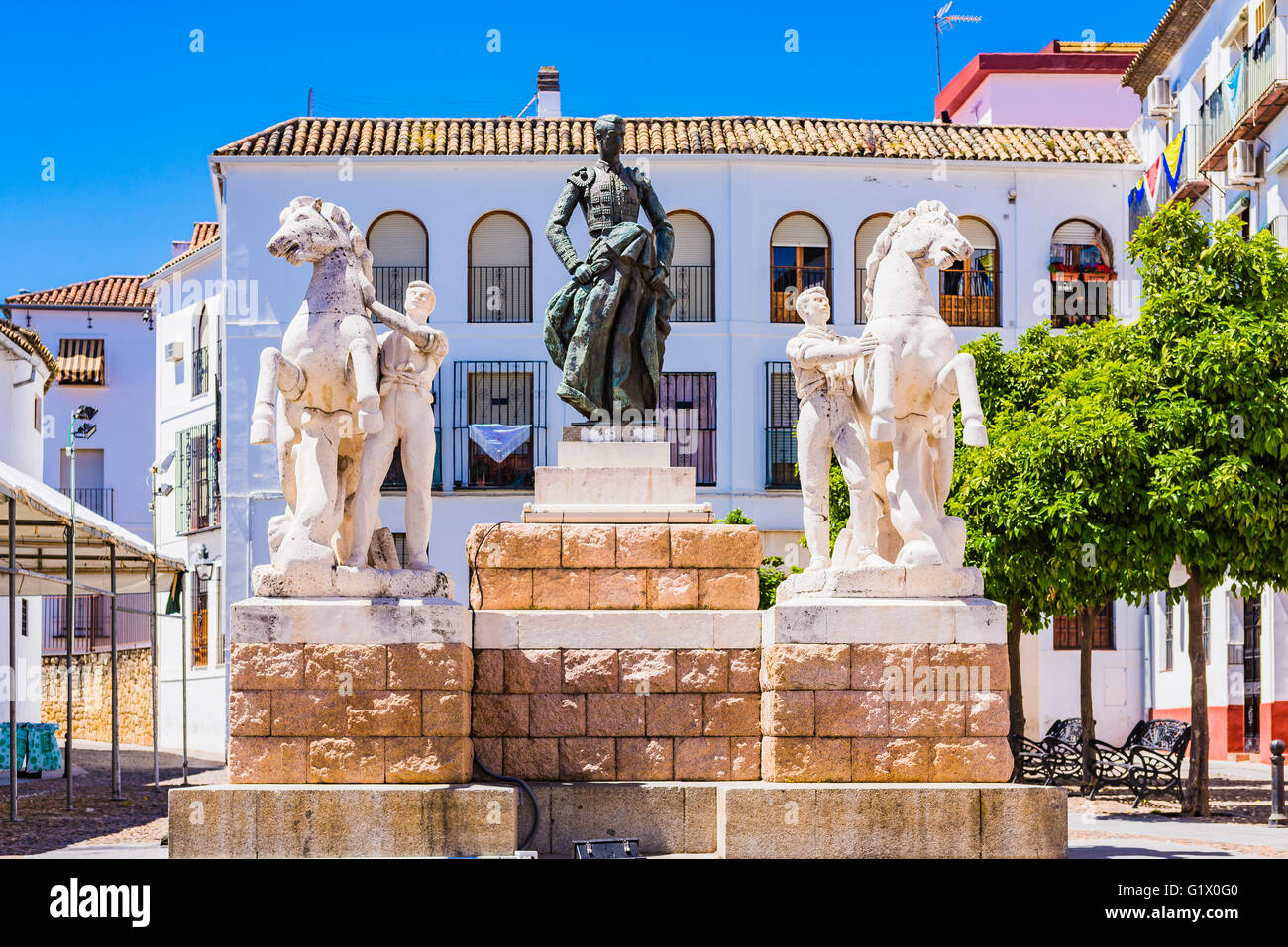 The monument to Manolete is a sculpture dedicated to the bullfighter ...