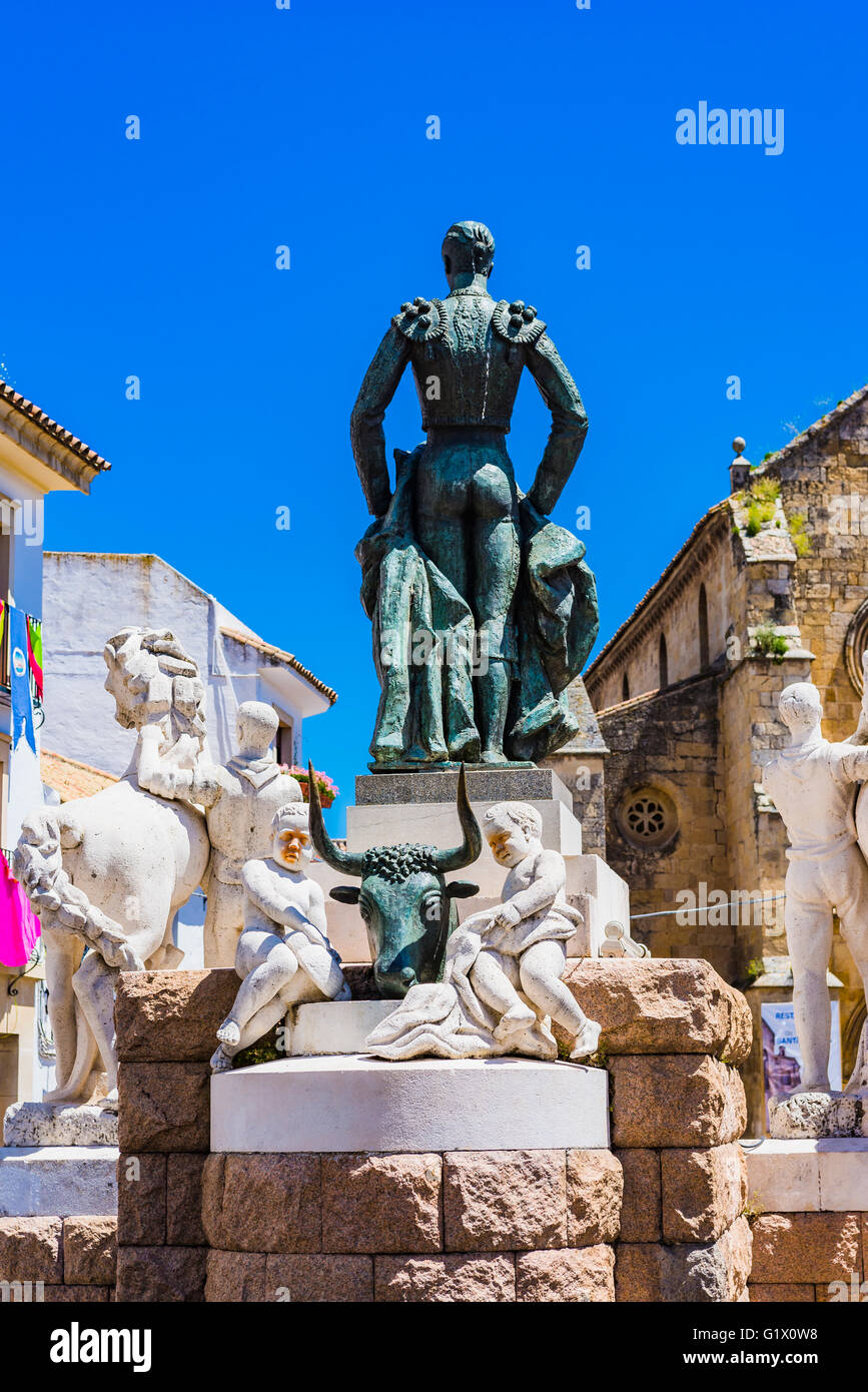 The monument to Manolete is a sculpture dedicated to the bullfighter ...