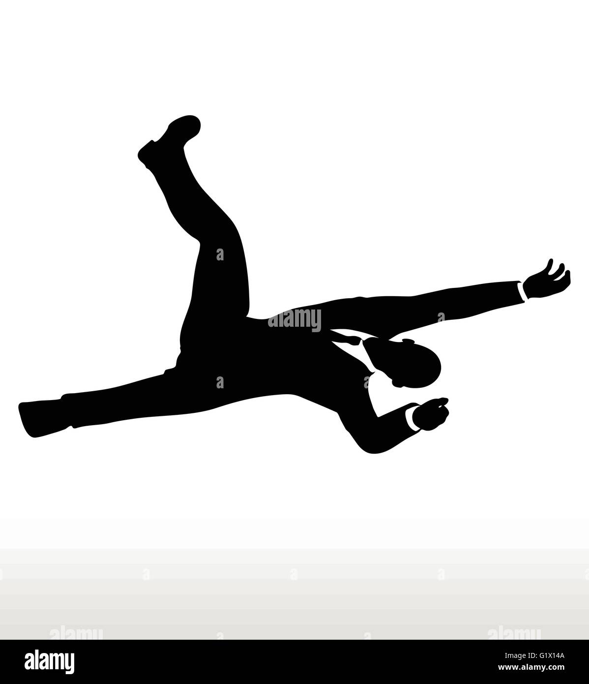People falling aerial Stock Vector Images - Alamy