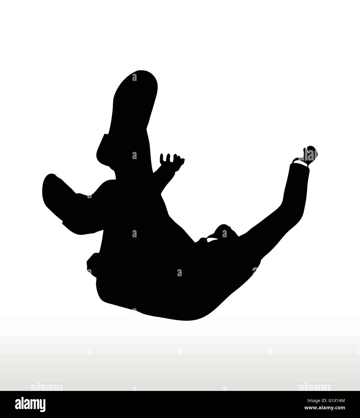 Falling short illustration Stock Vector Images - Alamy
