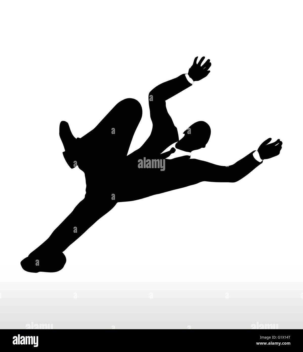 People falling aerial Stock Vector Images - Alamy