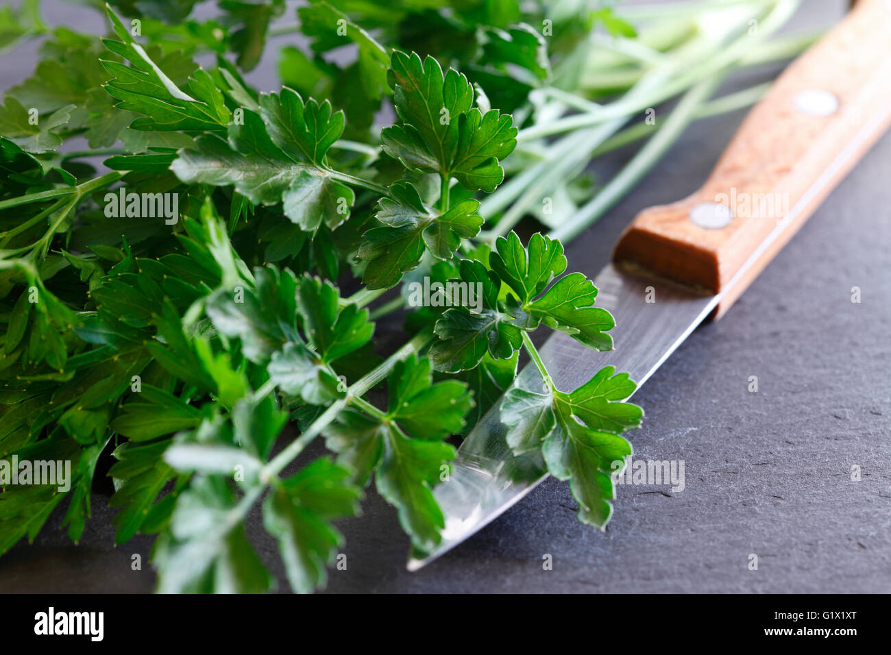Eating parsley hi-res stock photography and images - Alamy