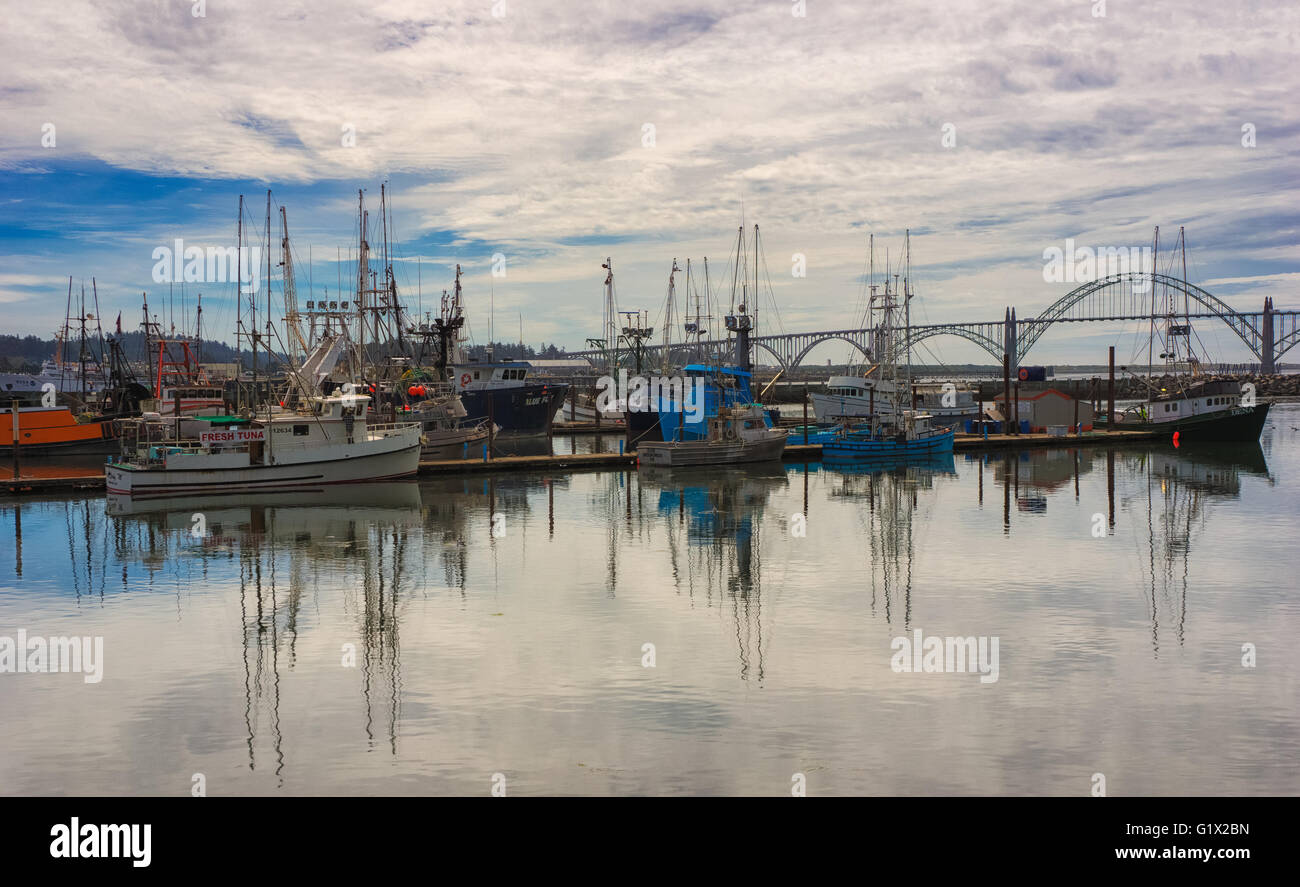 Taken at Newport, Oregon in the Historic Bayfront Stock Photo - Alamy
