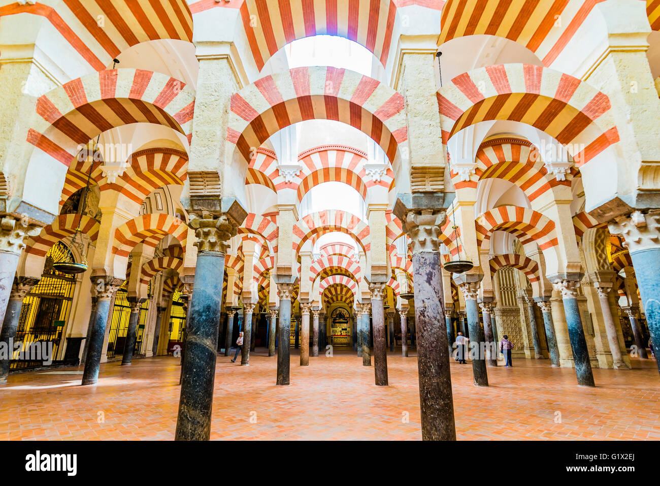 Hypostyle Hall in the Mosque-Cathedral of Córdoba, Andalusia, Spain ...