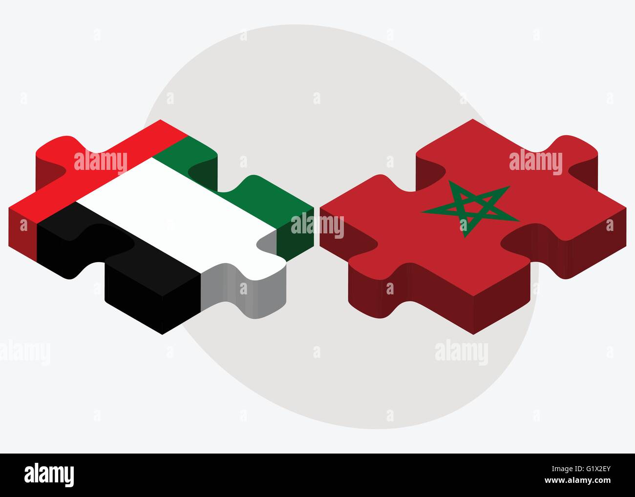 Emirates morocco flag hi-res stock photography and images - Alamy