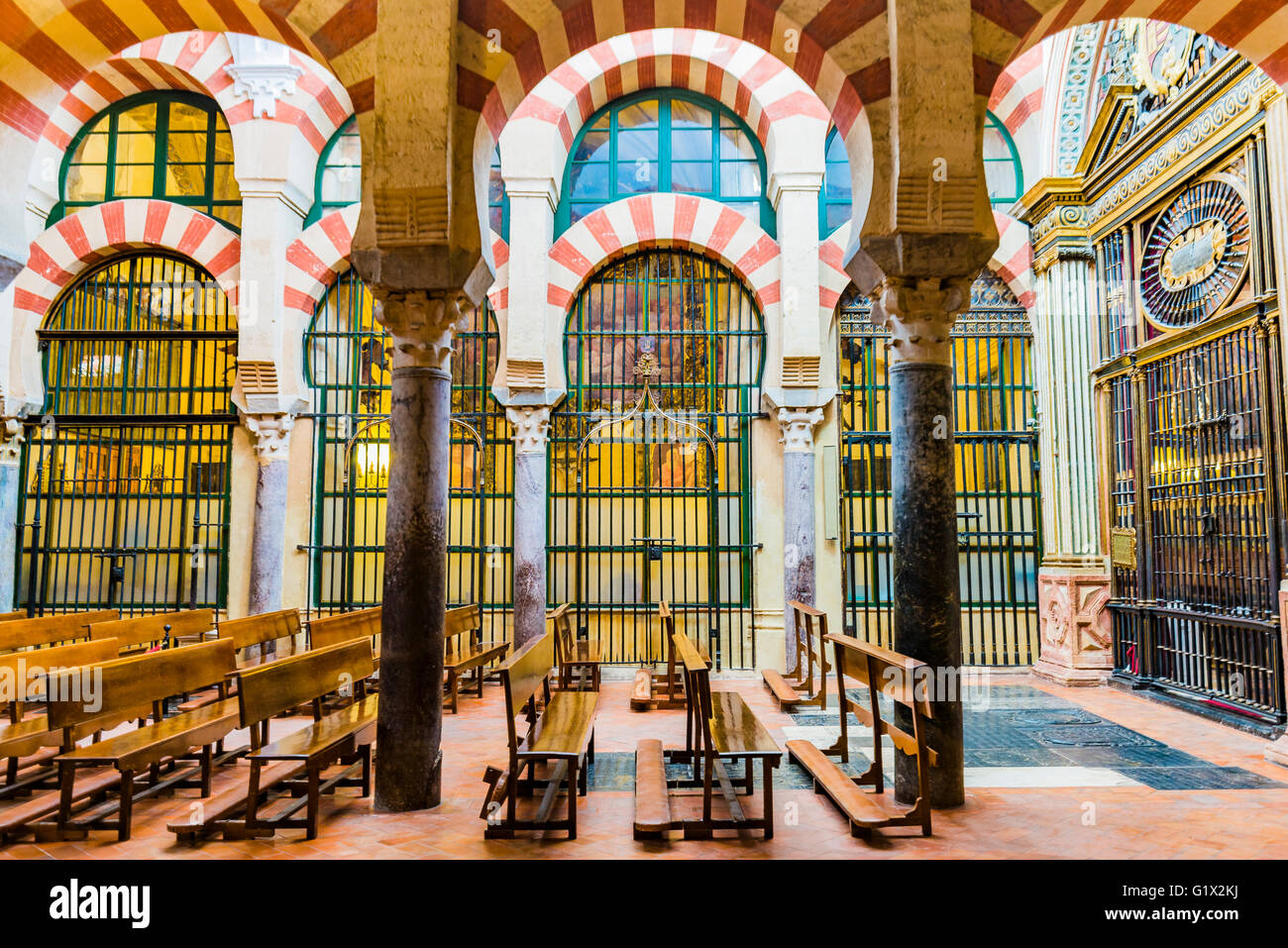 Hypostyle Hall in the Mosque-Cathedral of Córdoba, Andalusia, Spain ...