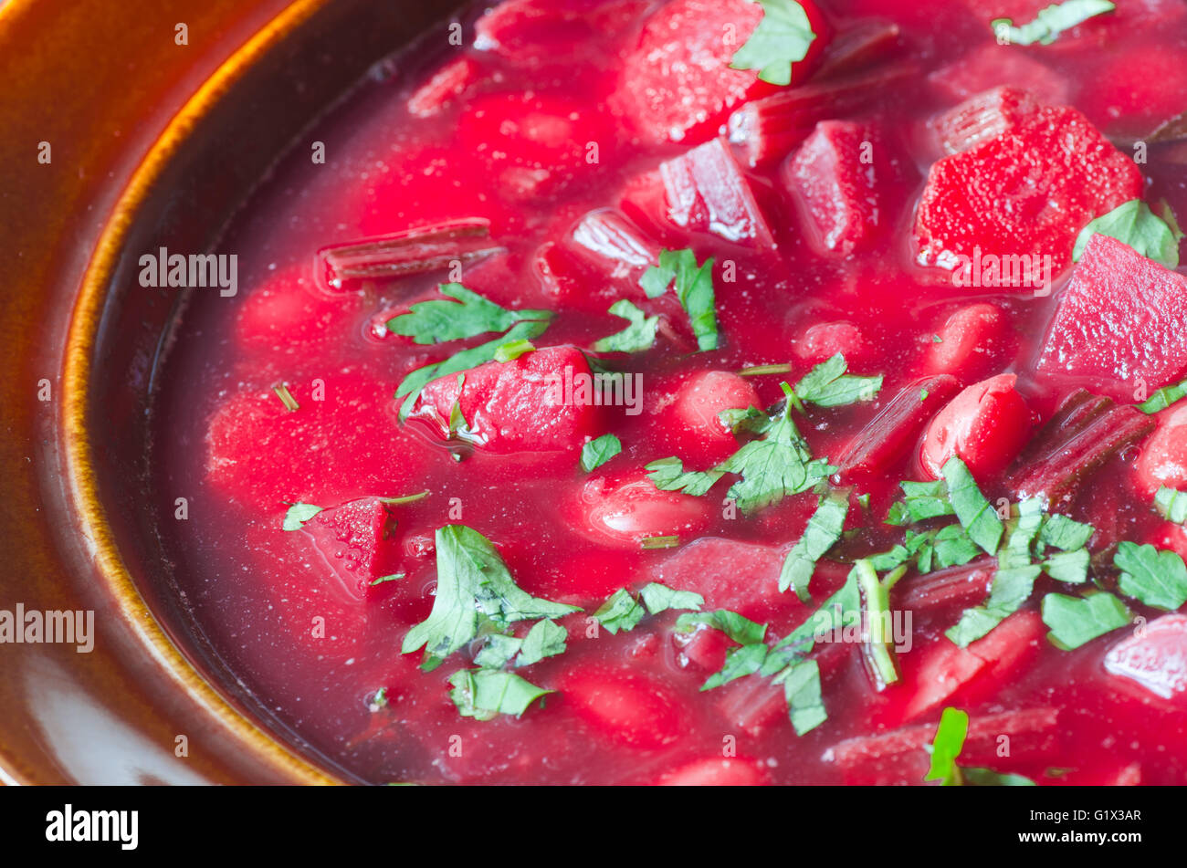 Borshch soup hi-res stock photography and images - Alamy