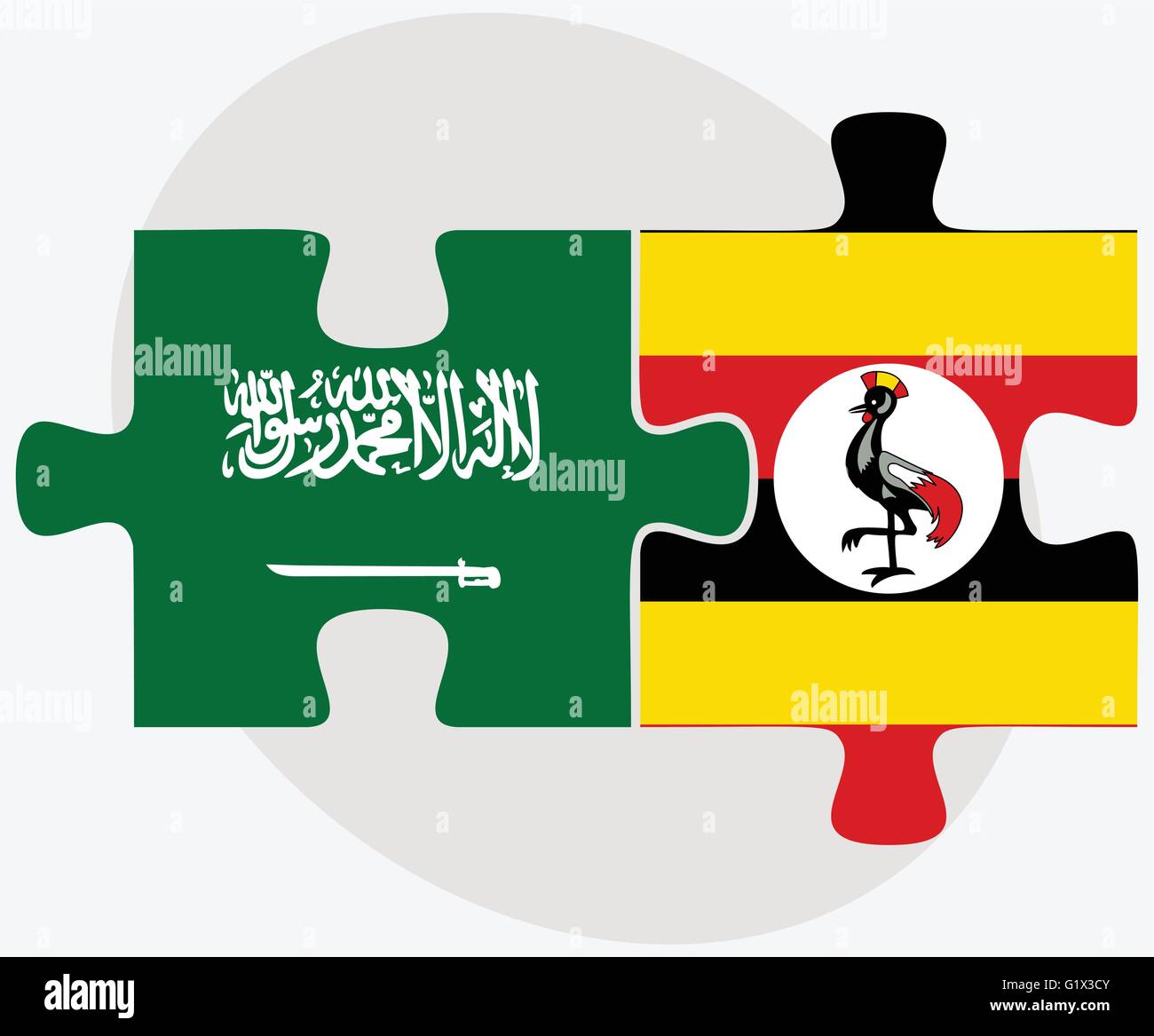 Saudi arabia uganda flag hi-res stock photography and images - Alamy