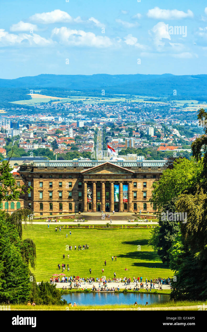 Cityscape with Castle in Kassel, Germany Stock Photo - Alamy