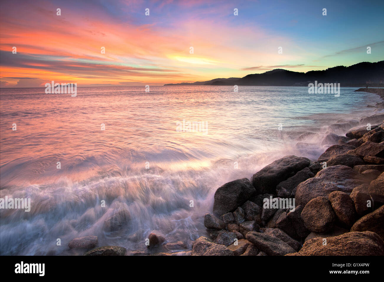 Penang beach malaysia hi-res stock photography and images - Alamy