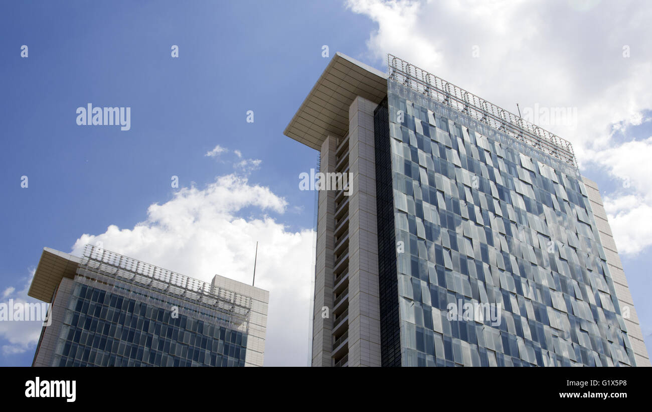 New modern architecture in Milan, Italy Stock Photo - Alamy