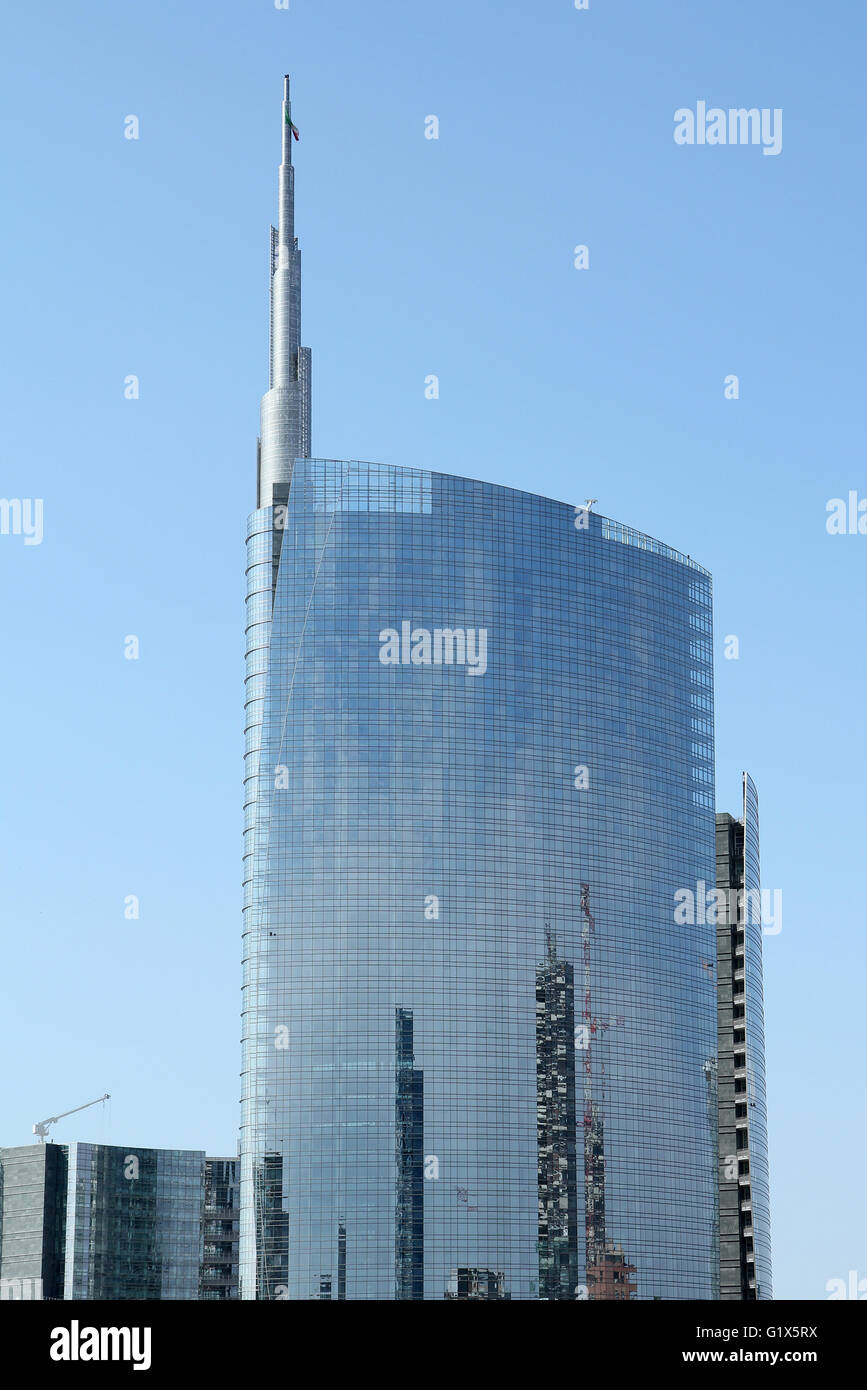 New modern architecture in Milan, Italy Stock Photo - Alamy
