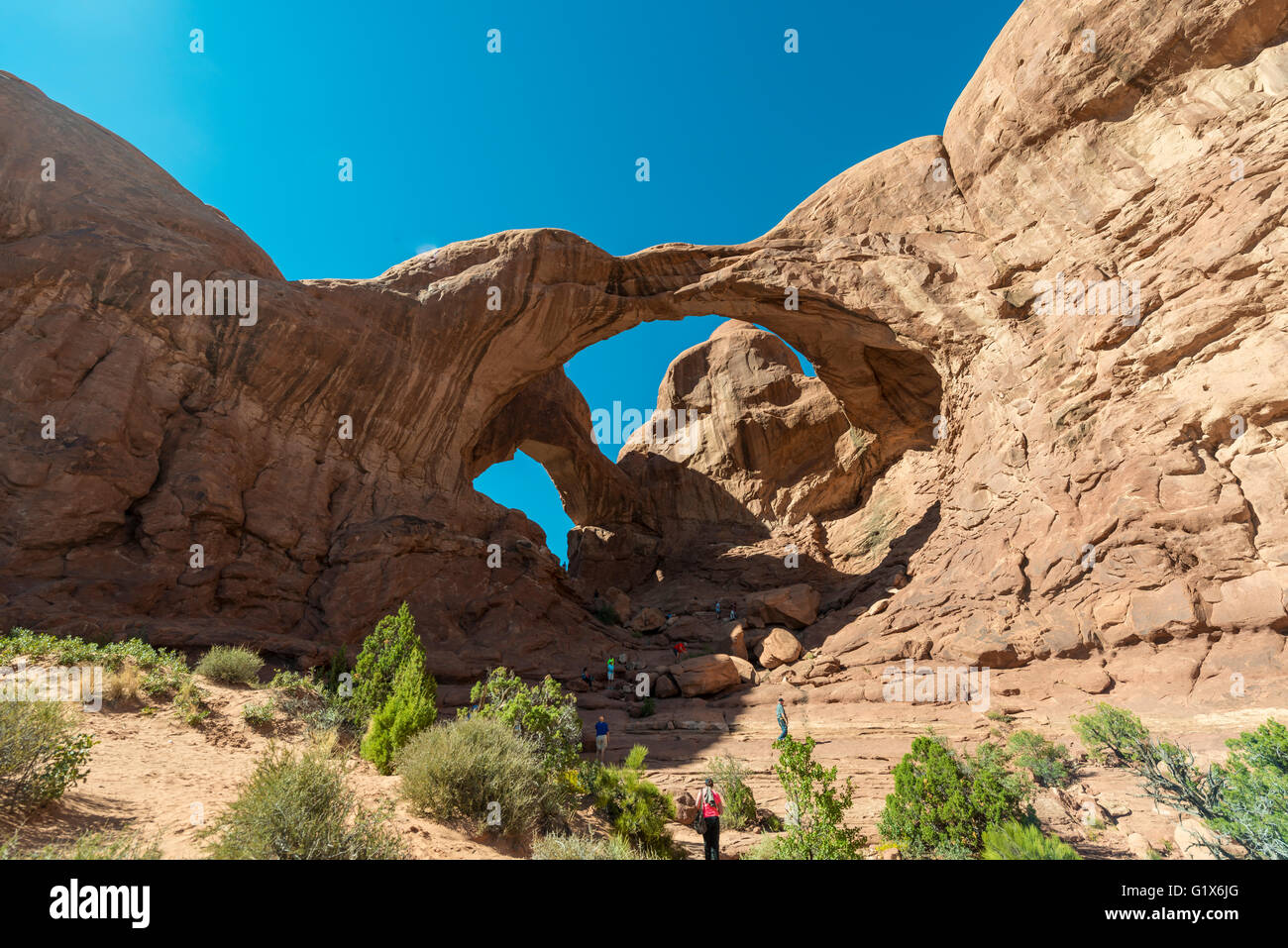 Double arch national park hi-res stock photography and images - Alamy
