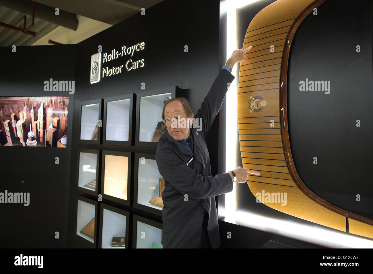 Rolls-Royce motor car assembly plant, Chichester, West Sussex, England ...