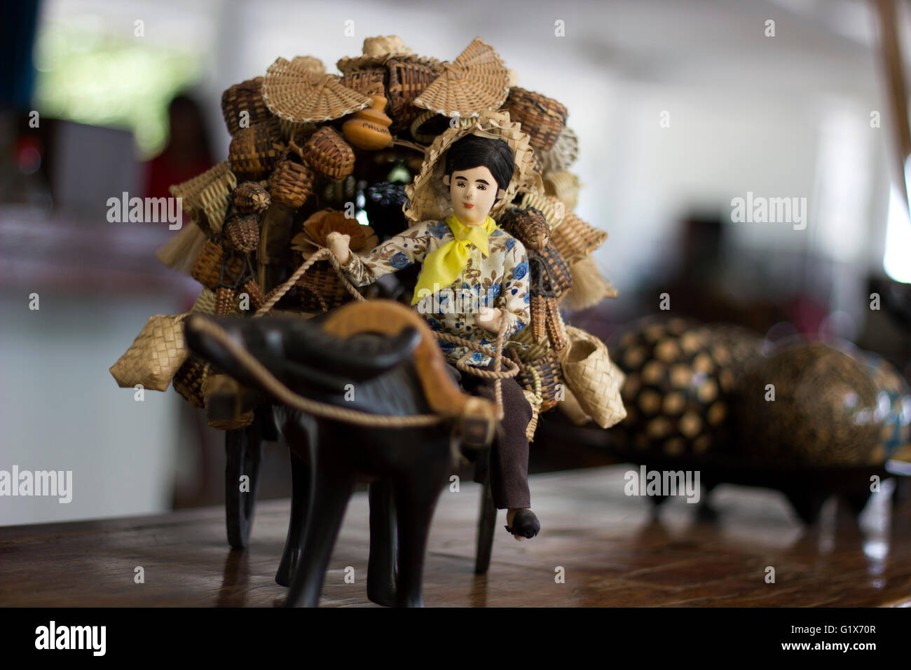 Miniature of a Filipino Farmer Stock Photo - Alamy