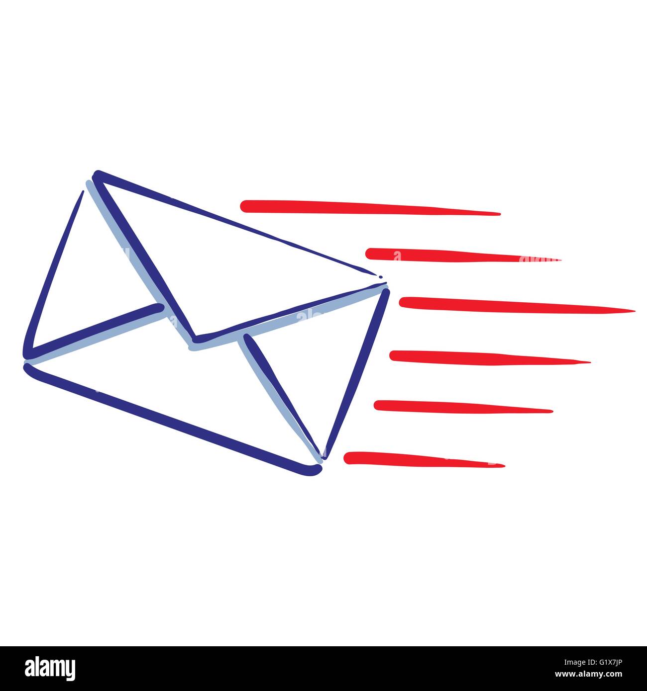 express mail message Stock Vector Image & Art - Alamy