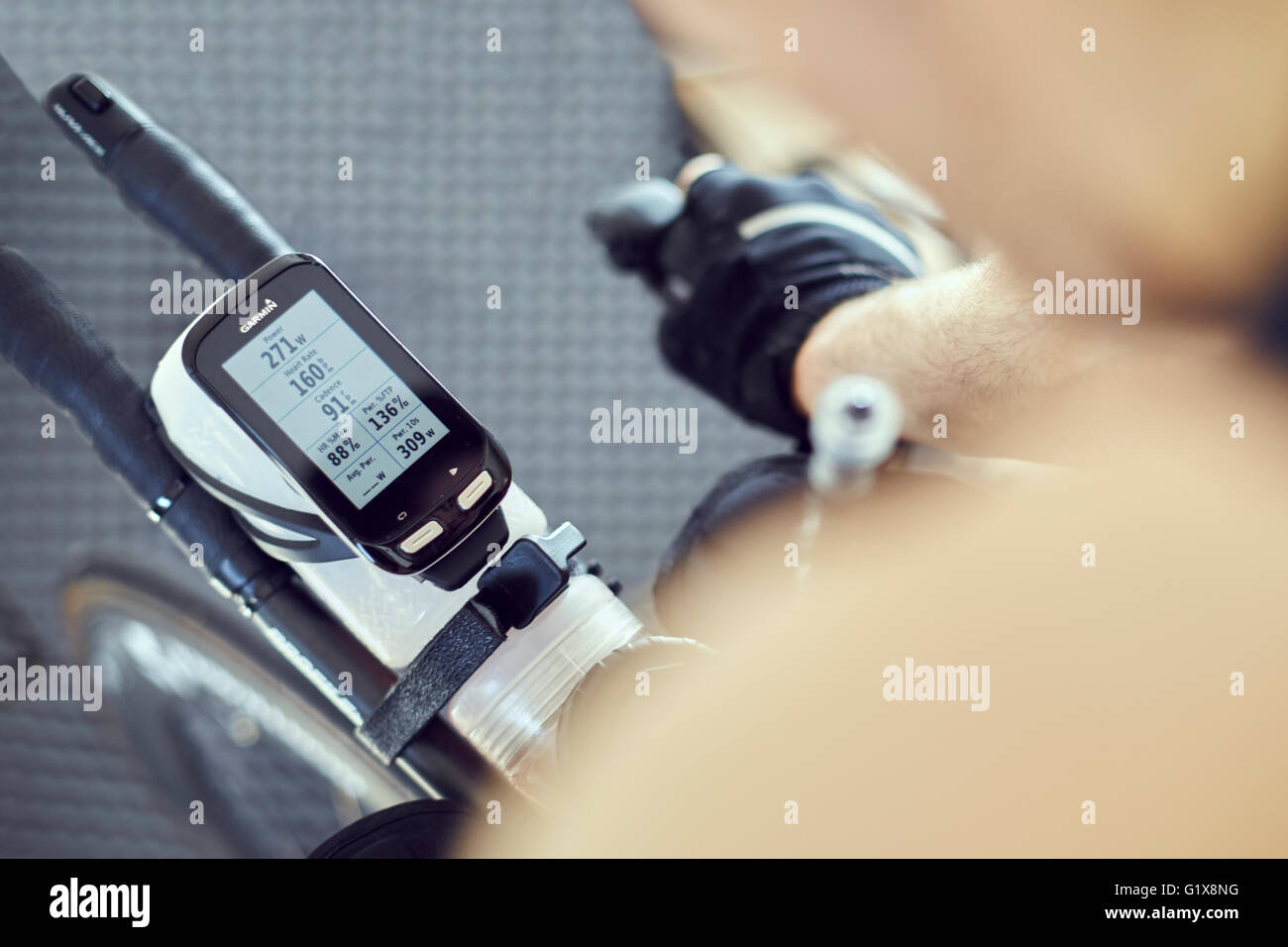 Cycling computer training hi-res stock photography and images - Alamy