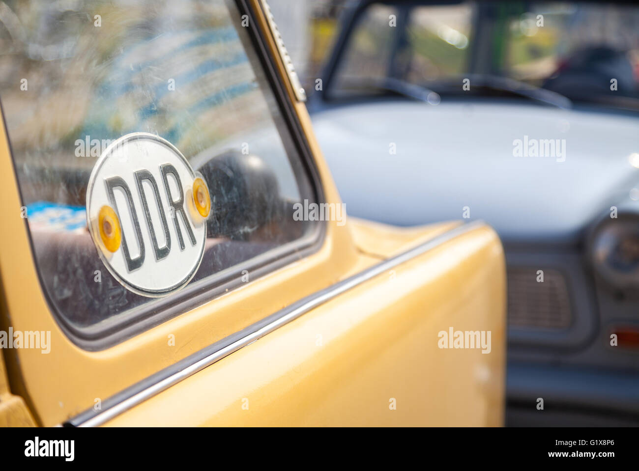 german ddr trabant car Stock Photo - Alamy