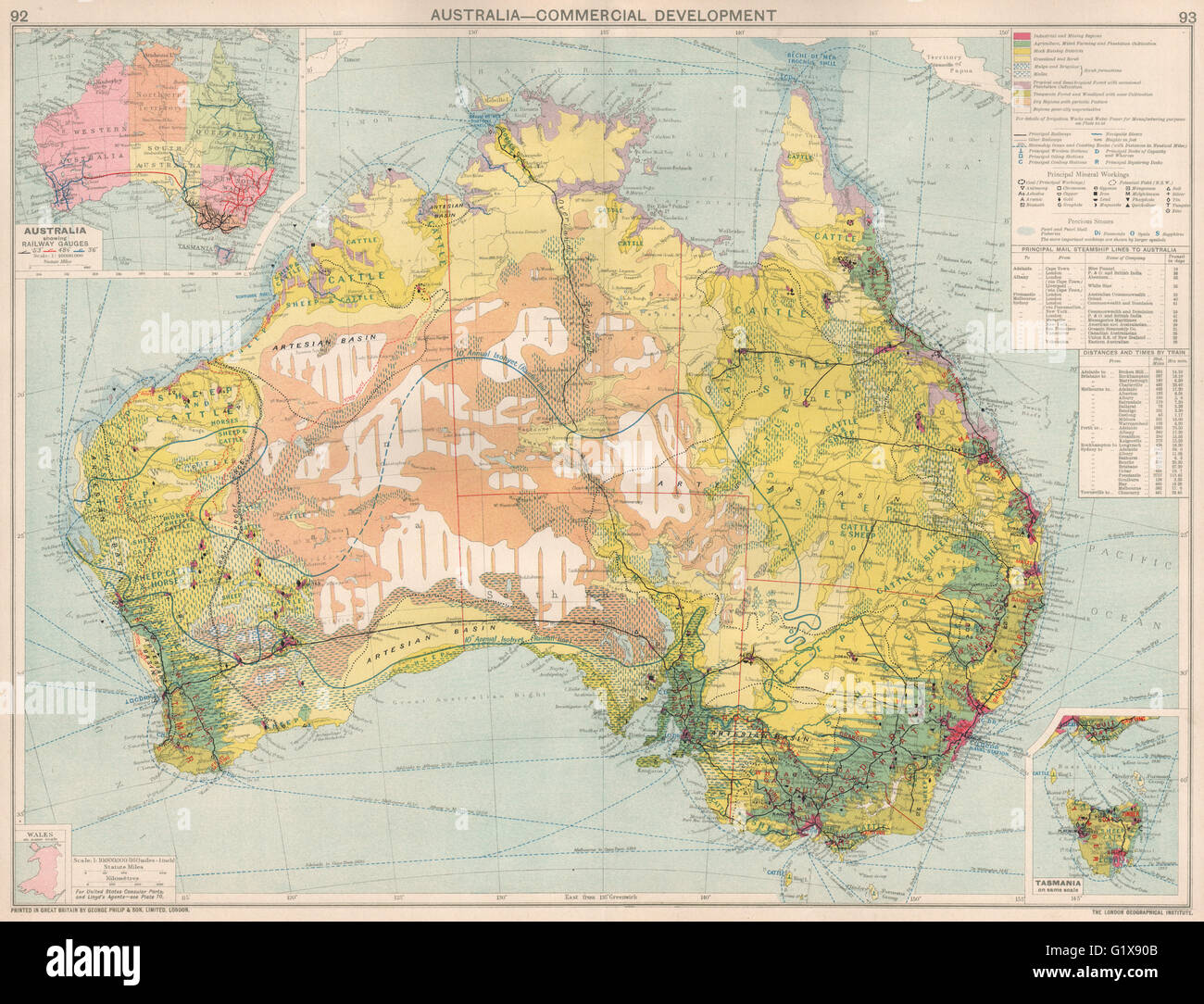1925 australia hi-res stock photography and images - Alamy