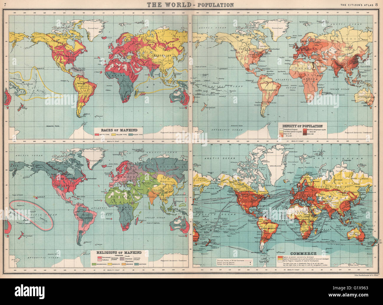 World population density map hi-res stock photography and images - Alamy