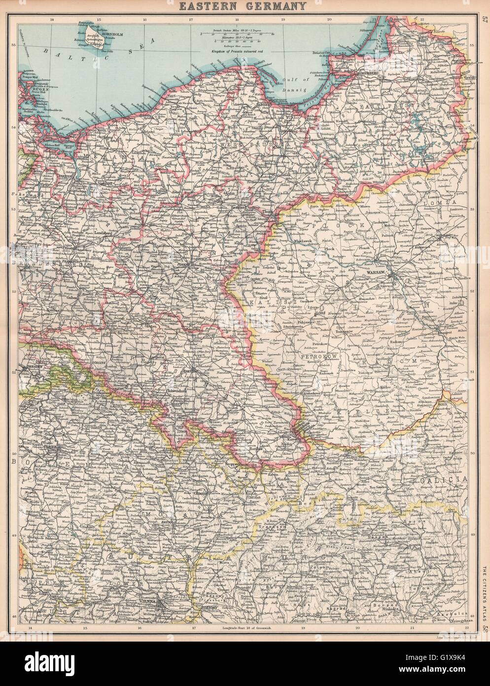 Pomerania map hi-res stock photography and images - Alamy