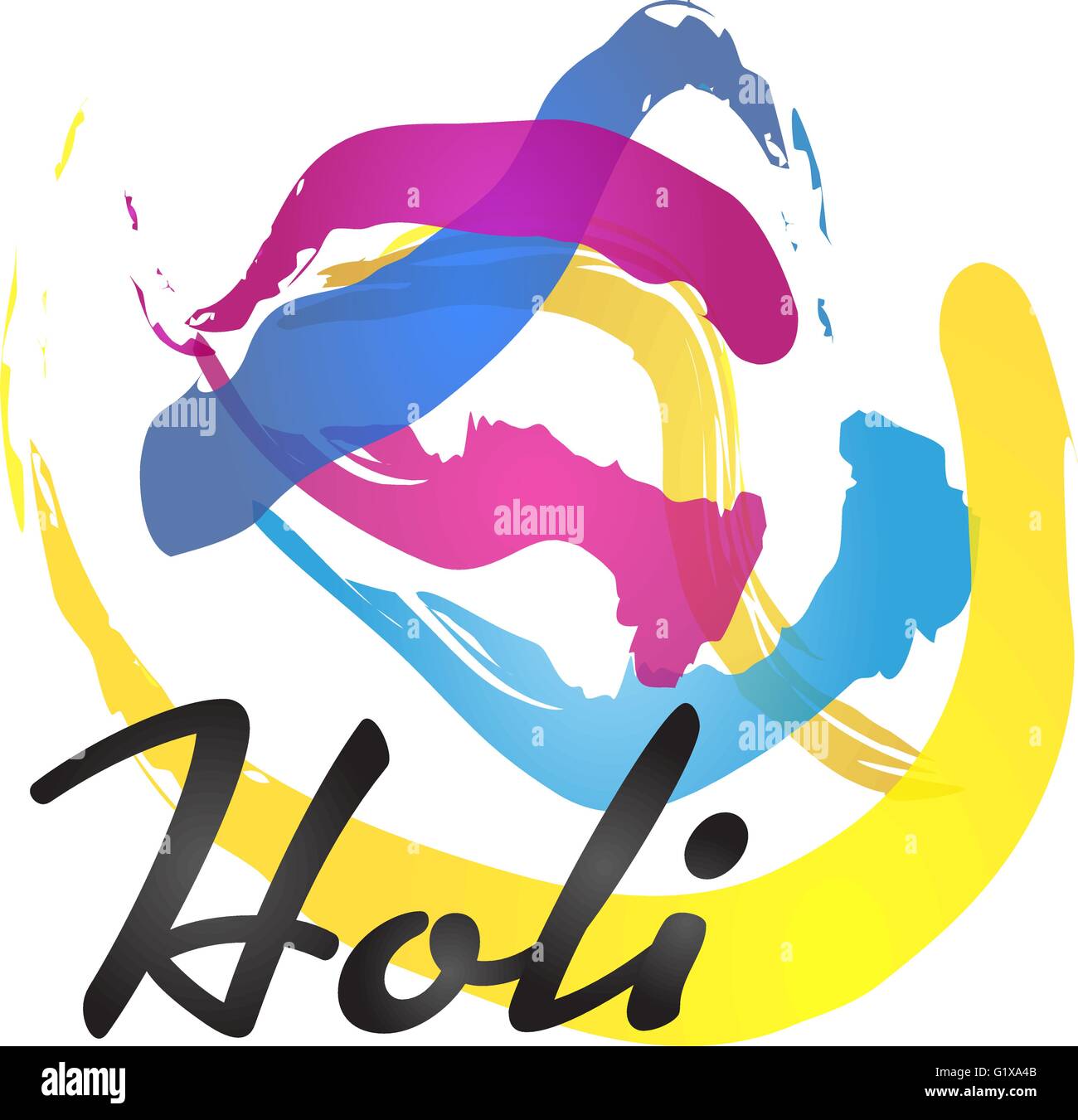 Happy Holi spring festival Stock Vector Image & Art - Alamy