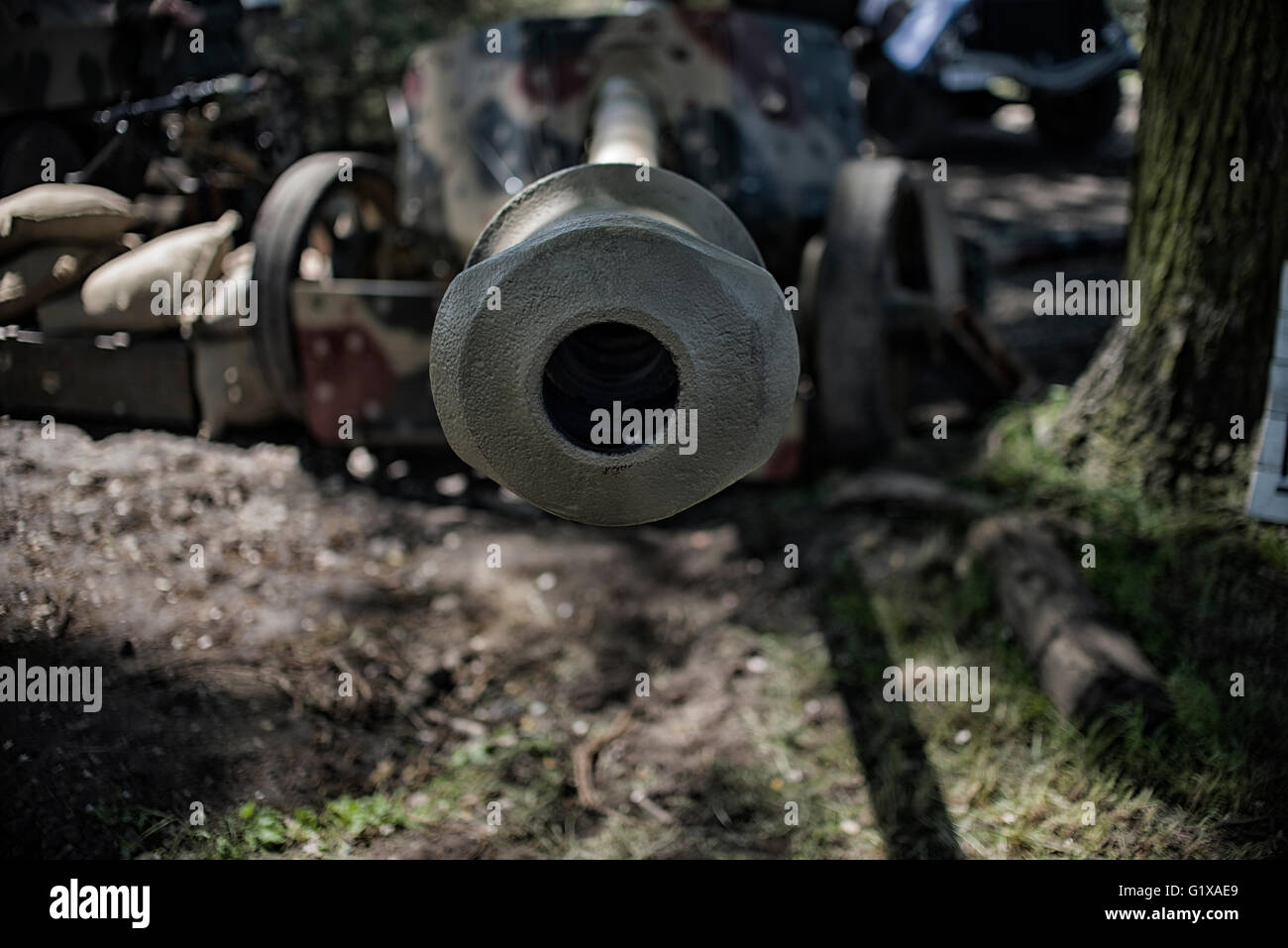 close up on cannon Stock Photo - Alamy