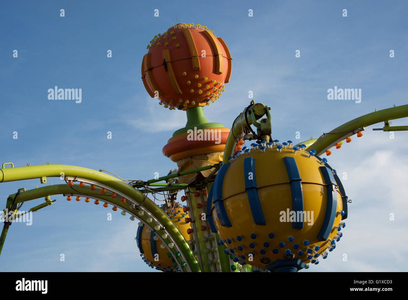 Detail of fairground ride Stock Photo - Alamy