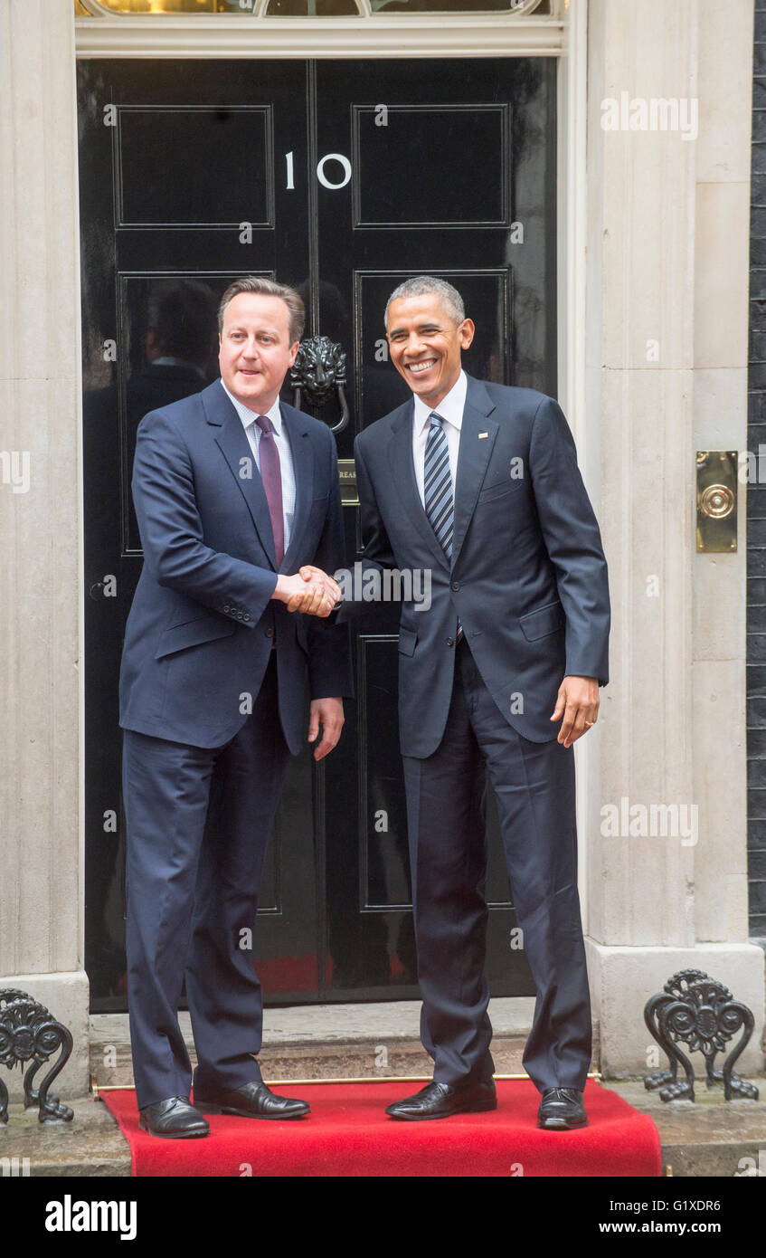 President Barack Obama meeting Prime minister David Cameron In Downing ...