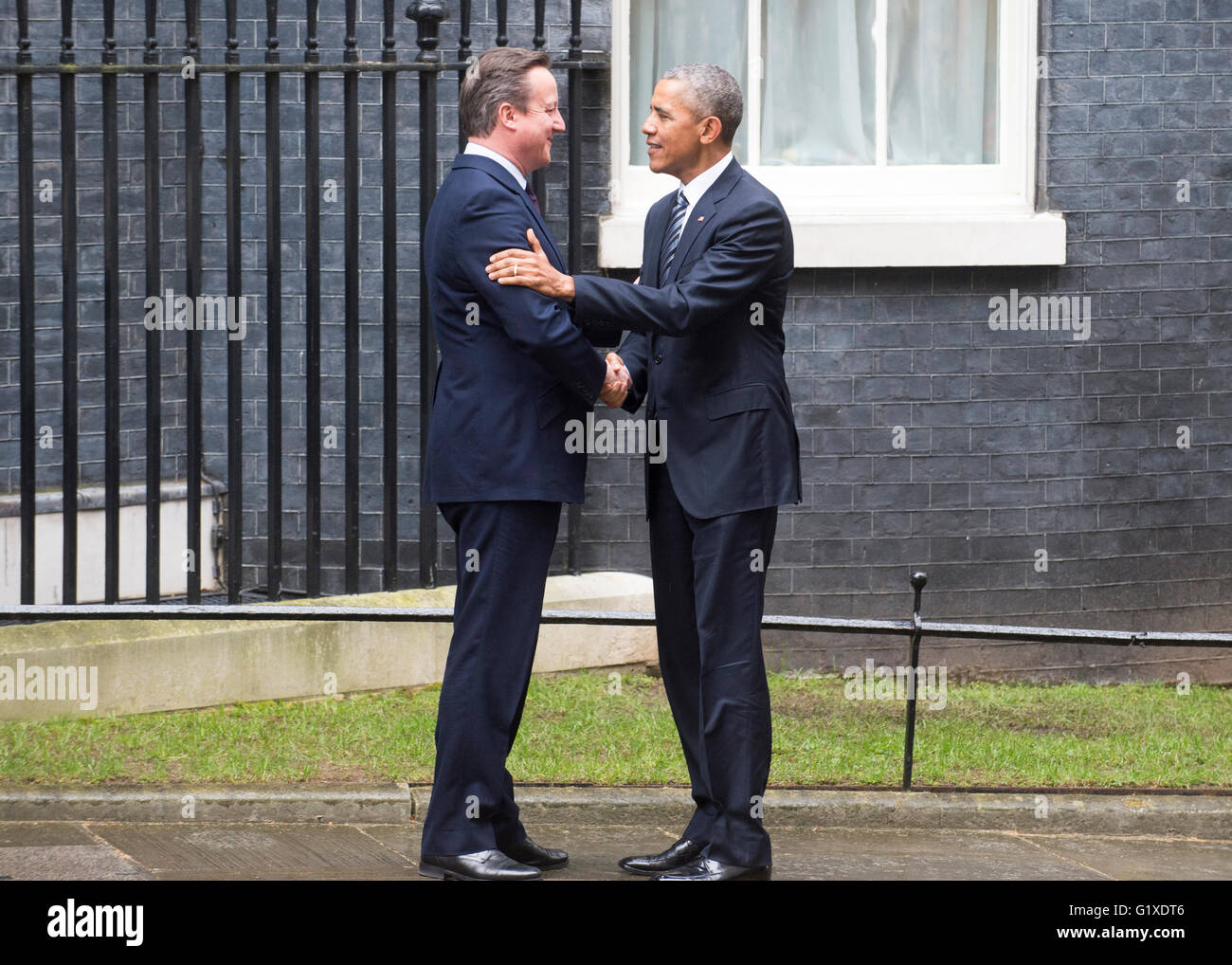 President Barack Obama meeting Prime minister David Cameron In Downing ...