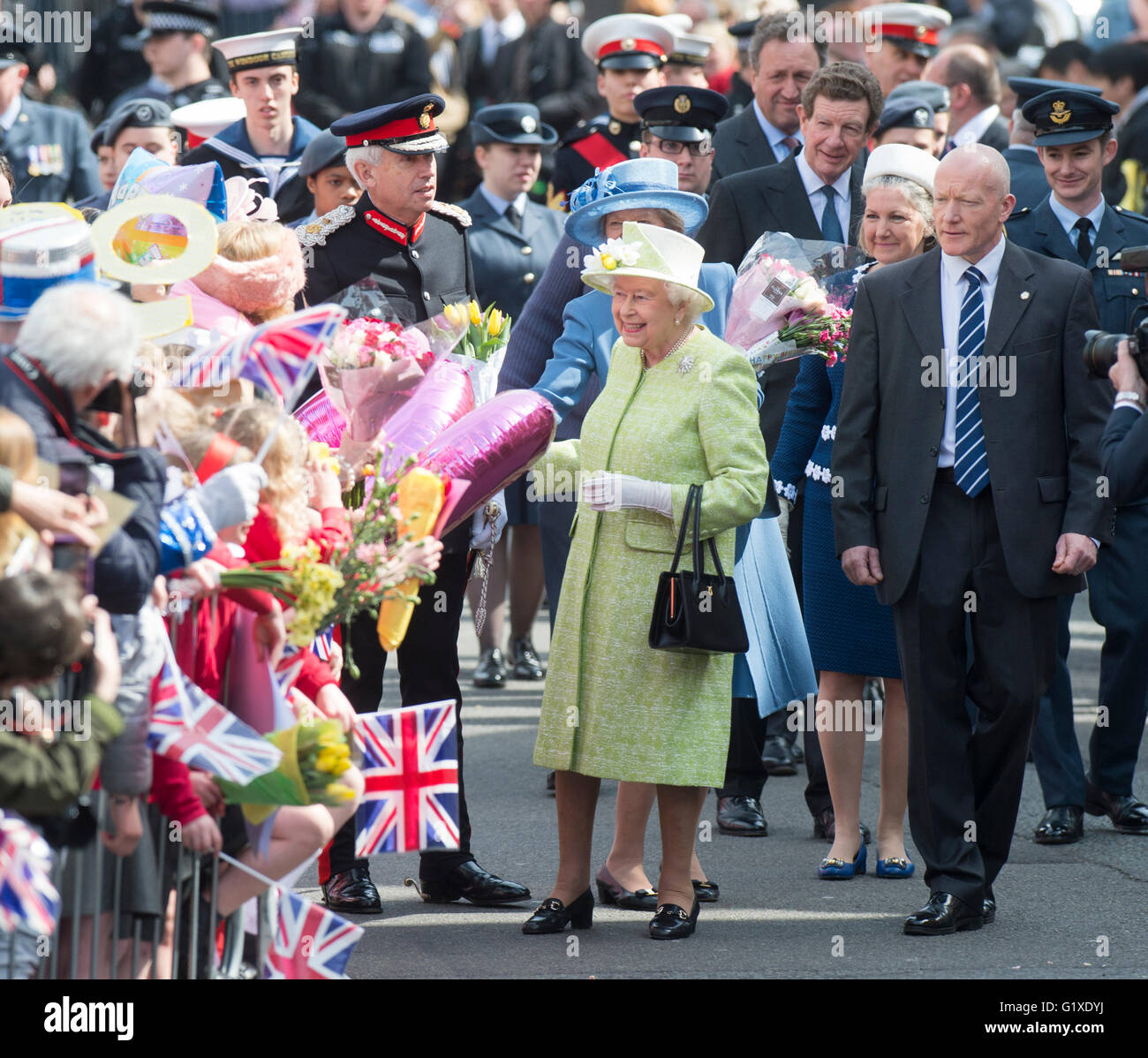 Her Majesty The Queen of England celebrating her ninetieth birthday ...