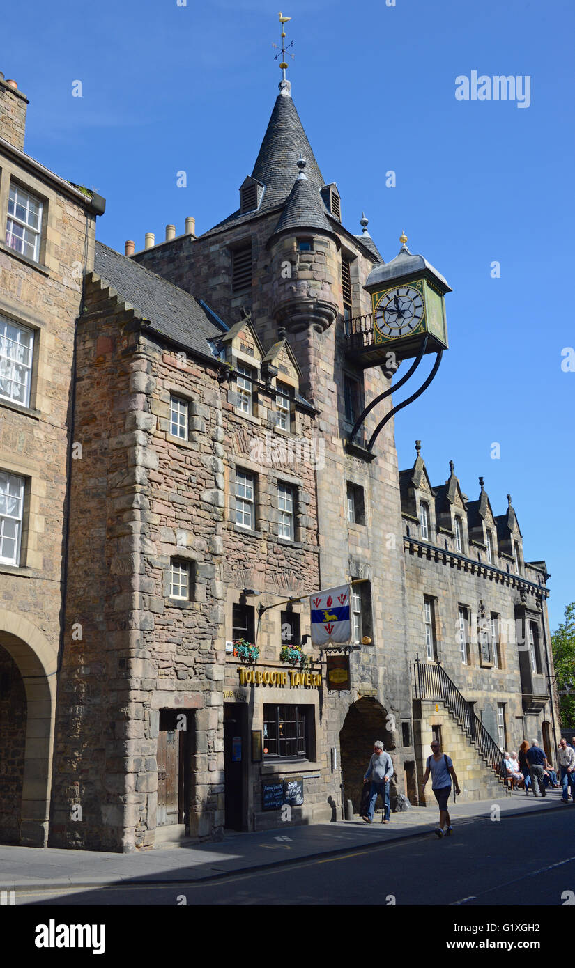 The old Tolbooth, Royal Mile, Edinburgh, Scotland Stock Photo - Alamy