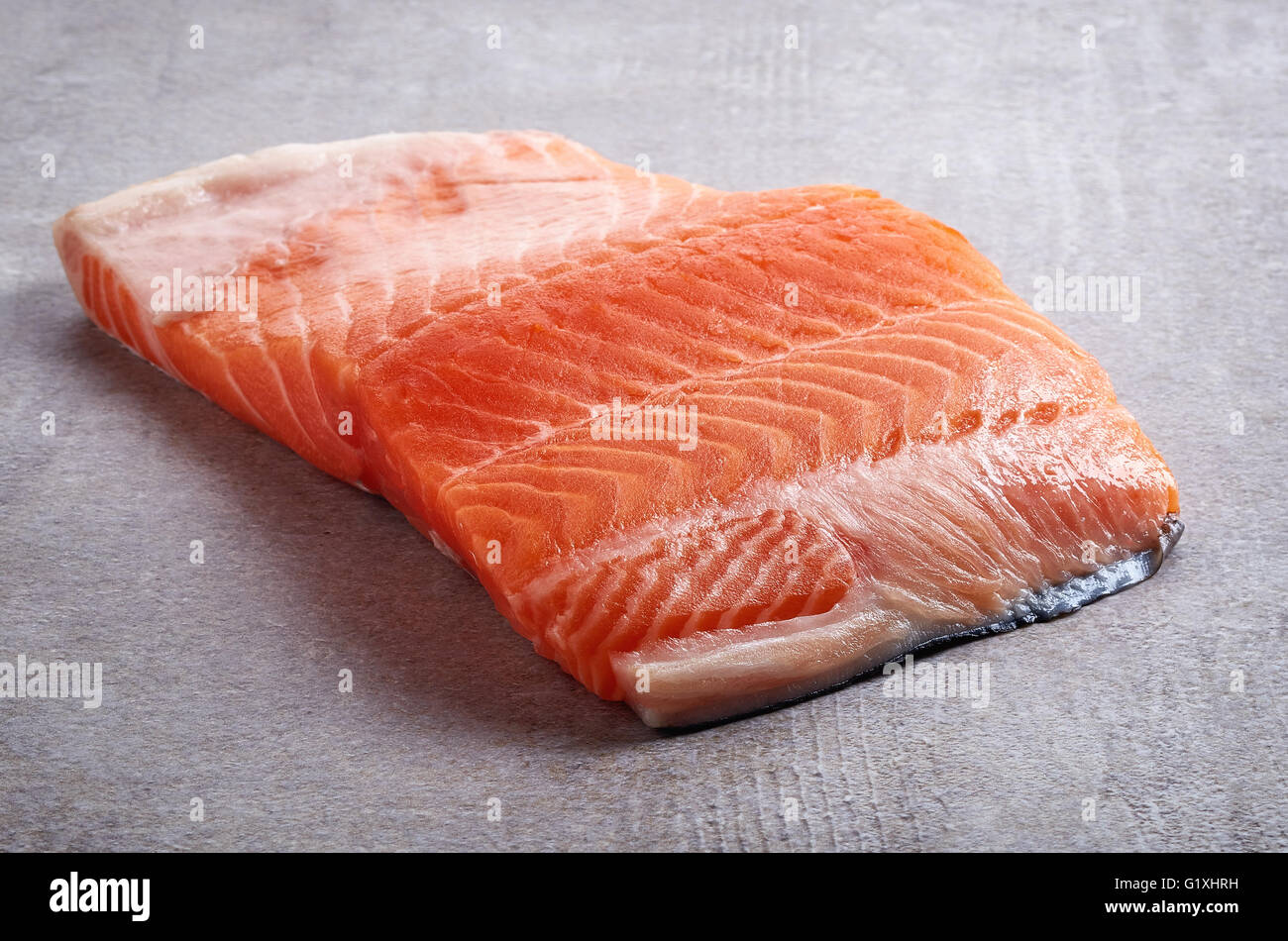 Fresh raw fillet salmon hi-res stock photography and images - Alamy