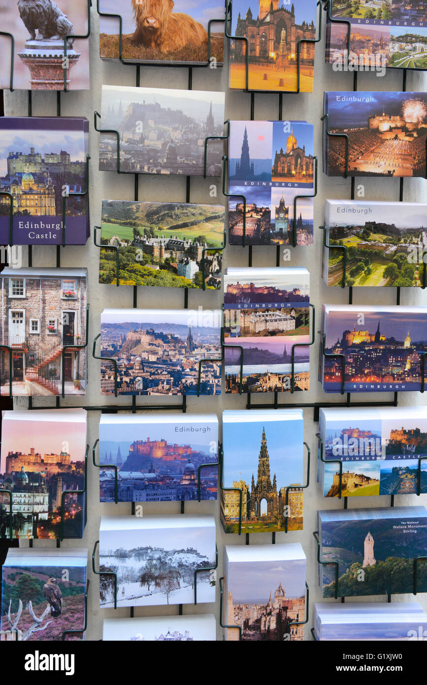 Edinburgh postcards hi-res stock photography and images - Alamy