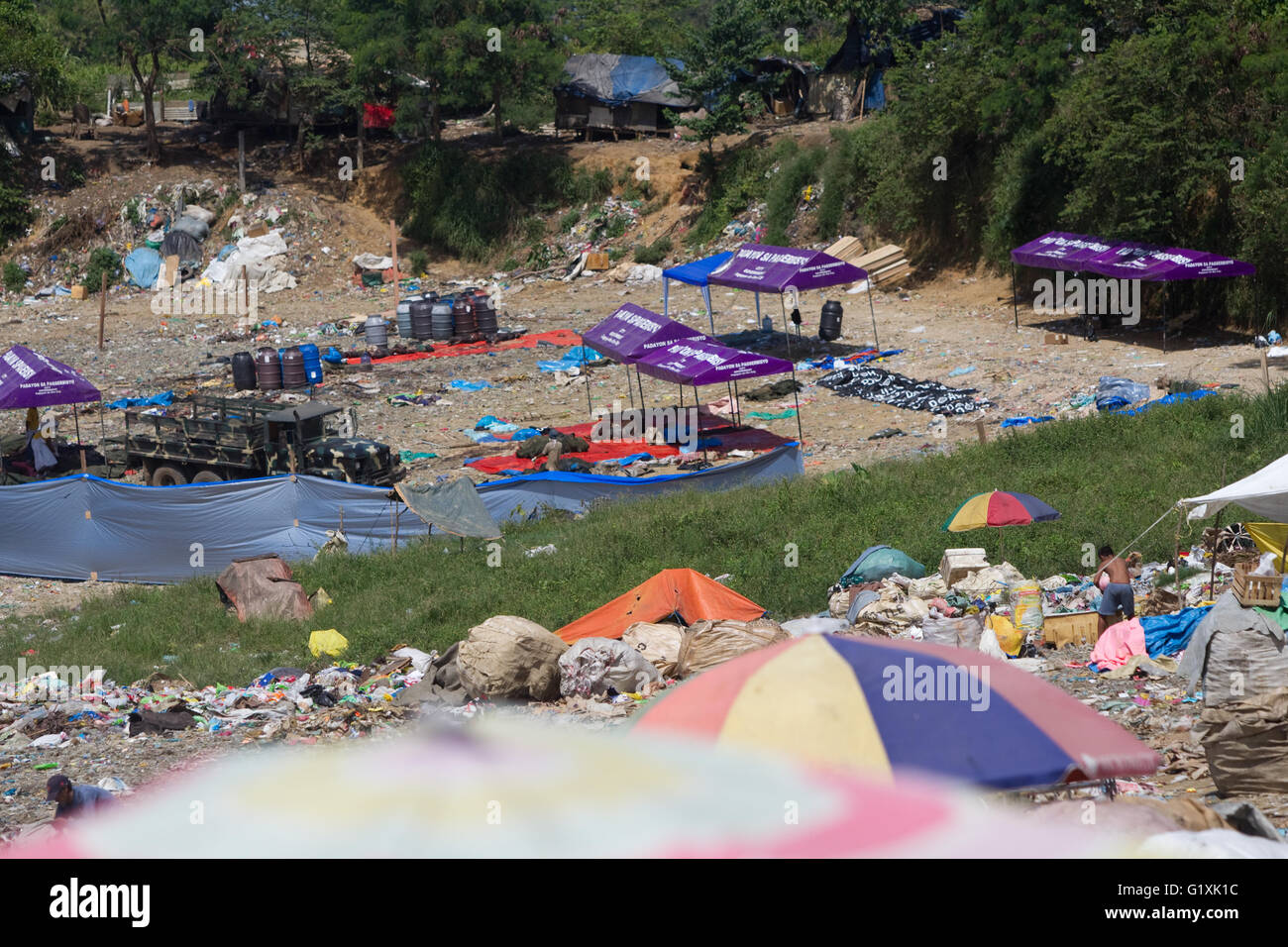 A garbage site in Cagayan De Oro,Mindanao,Philippines, used as a ...