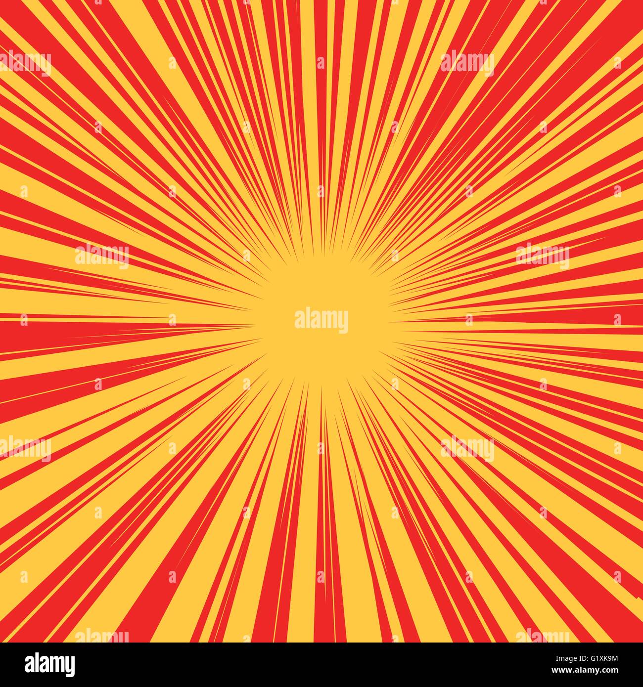 Red yellow retro rays vector background Stock Vector Image & Art - Alamy