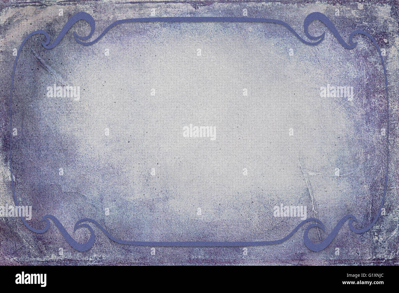 An antique decorative frame with a background with a dots texture ...