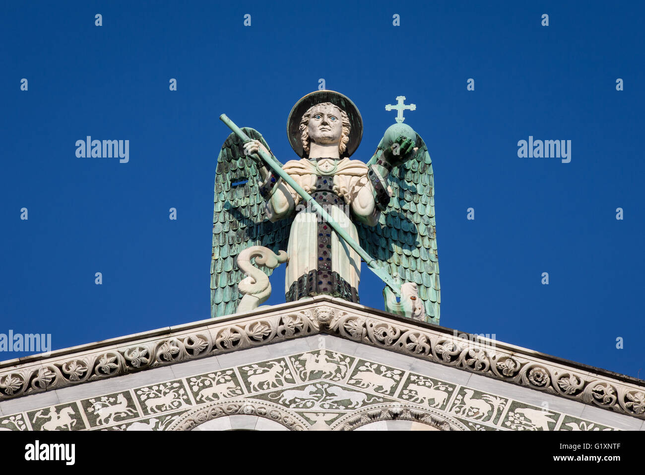 Statue Of St Michael The Archangel Stock Photos & Statue Of St Michael ...