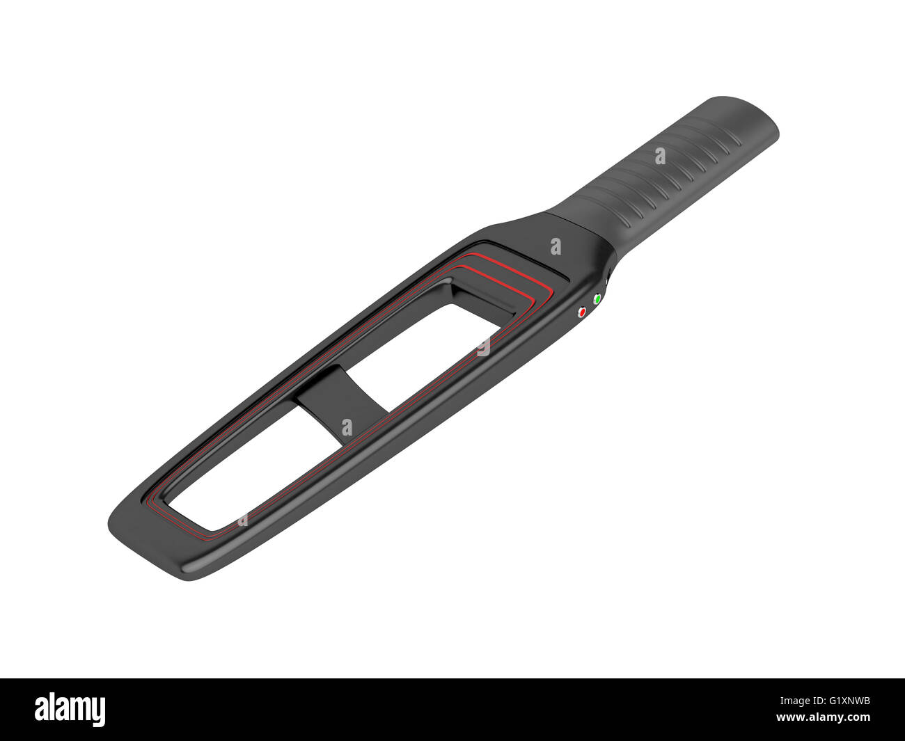 Metal detector isolated on white background Stock Photo - Alamy