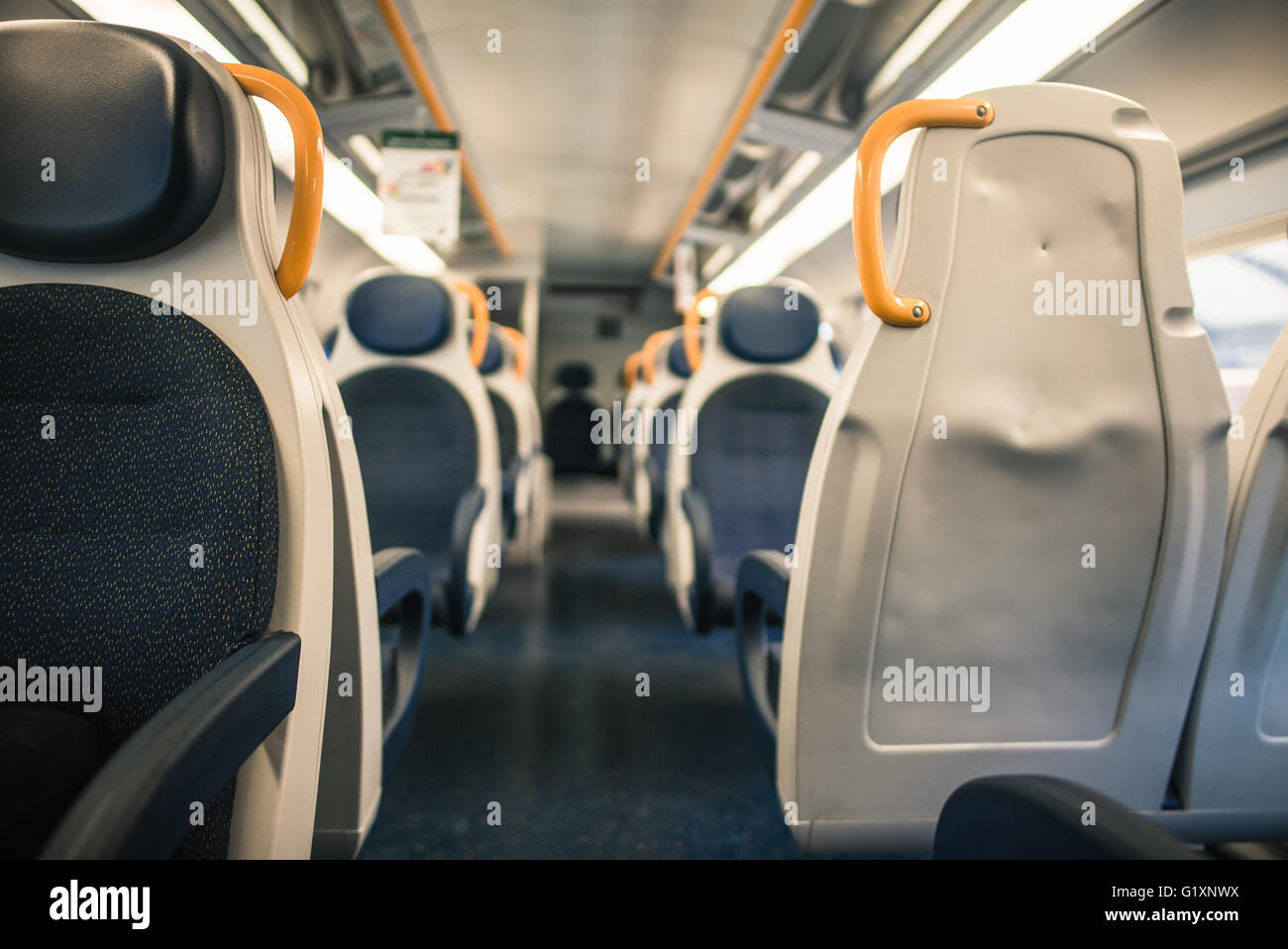 Interior of passenger train hi-res stock photography and images - Alamy