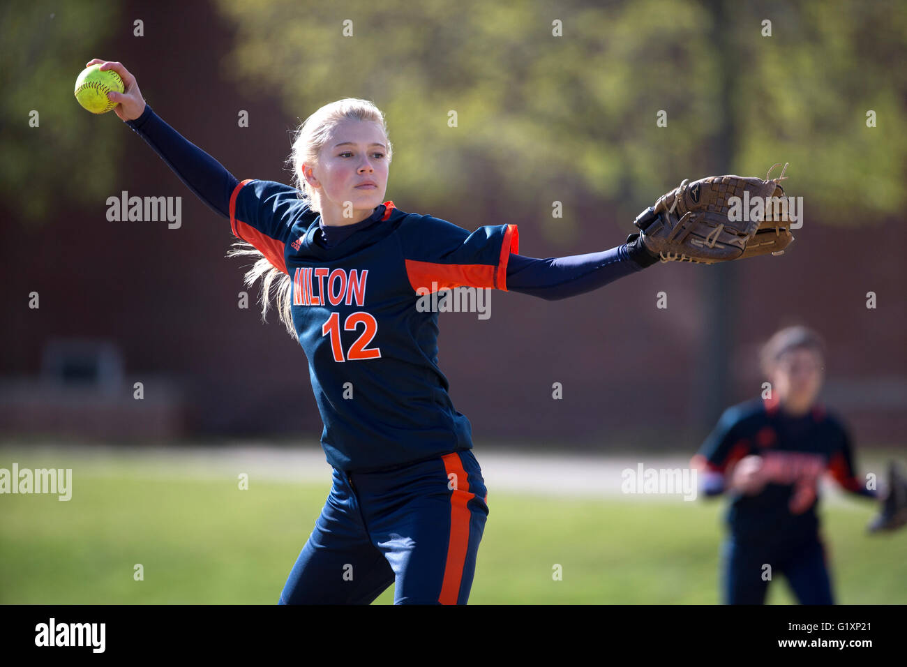 Softball Pitcher High Resolution Stock Photography and Images - Alamy