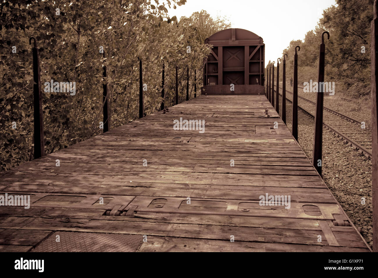 Old railway freight wagon hi-res stock photography and images - Alamy