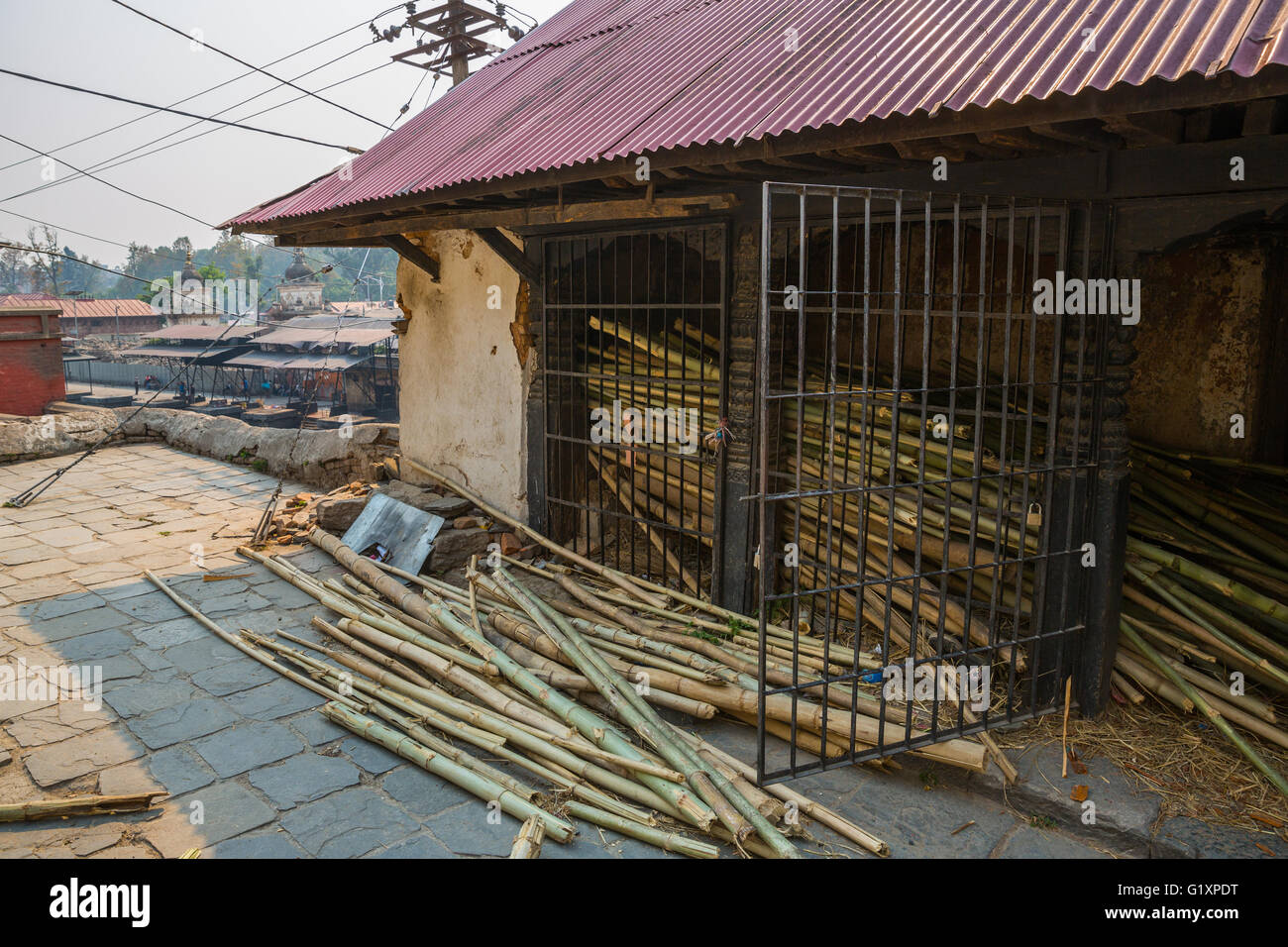 Pashupatinath temple market hi-res stock photography and images - Alamy