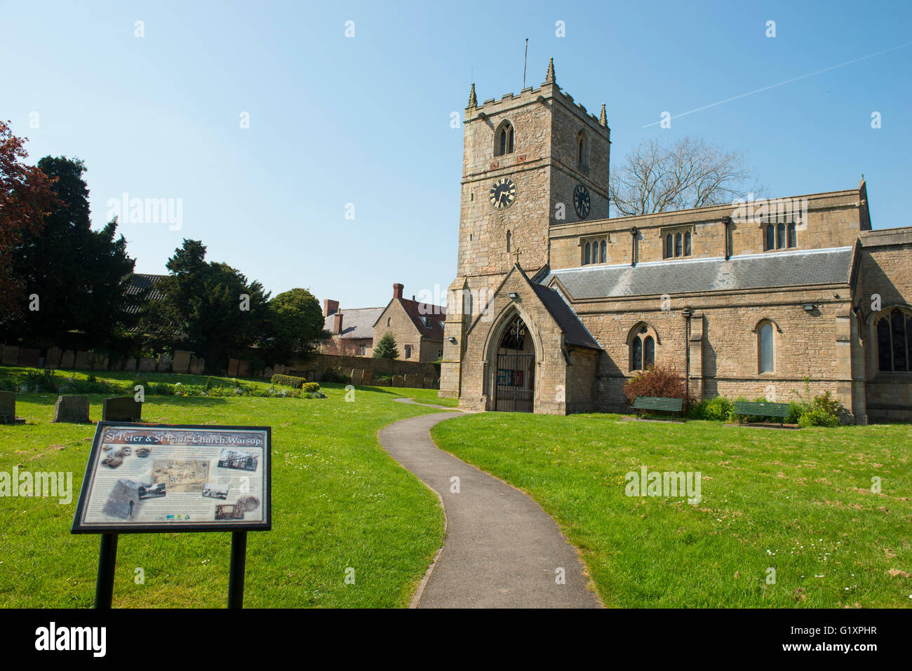 Parish Church of St Peter and St Paul, Church Warsop in Nottinghamshire ...