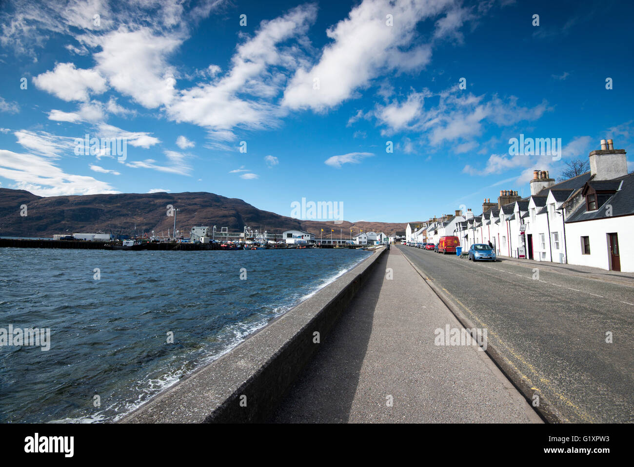 Shore Street in Ullapool, Wester Ross Scotland UK Stock Photo - Alamy